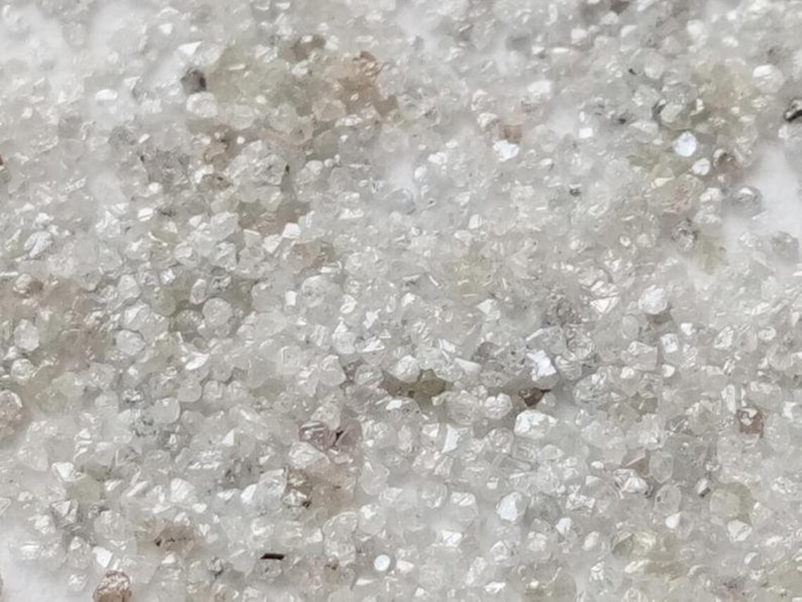 1mm White Rough Diamond Natural White Raw Diamond Raw Uncut | Etsy