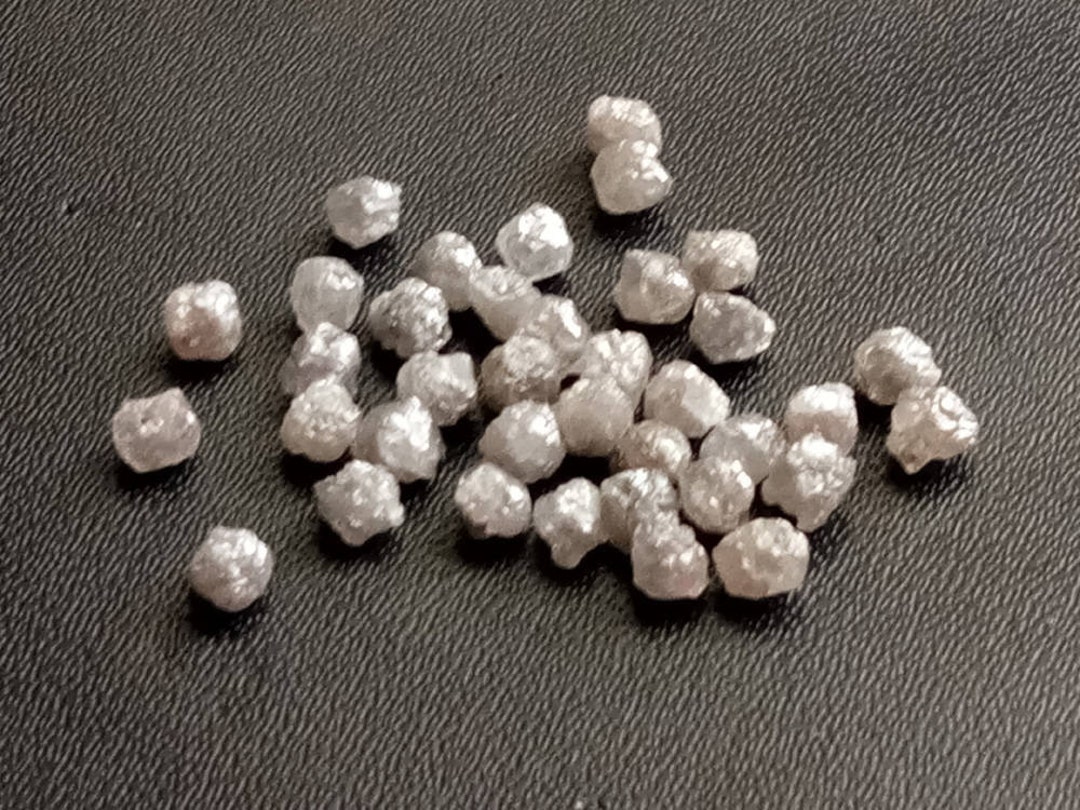 2-3mm Grey Rough Diamond, Grey Raw Diamond, Uncut Diamond, Loose Grey ...