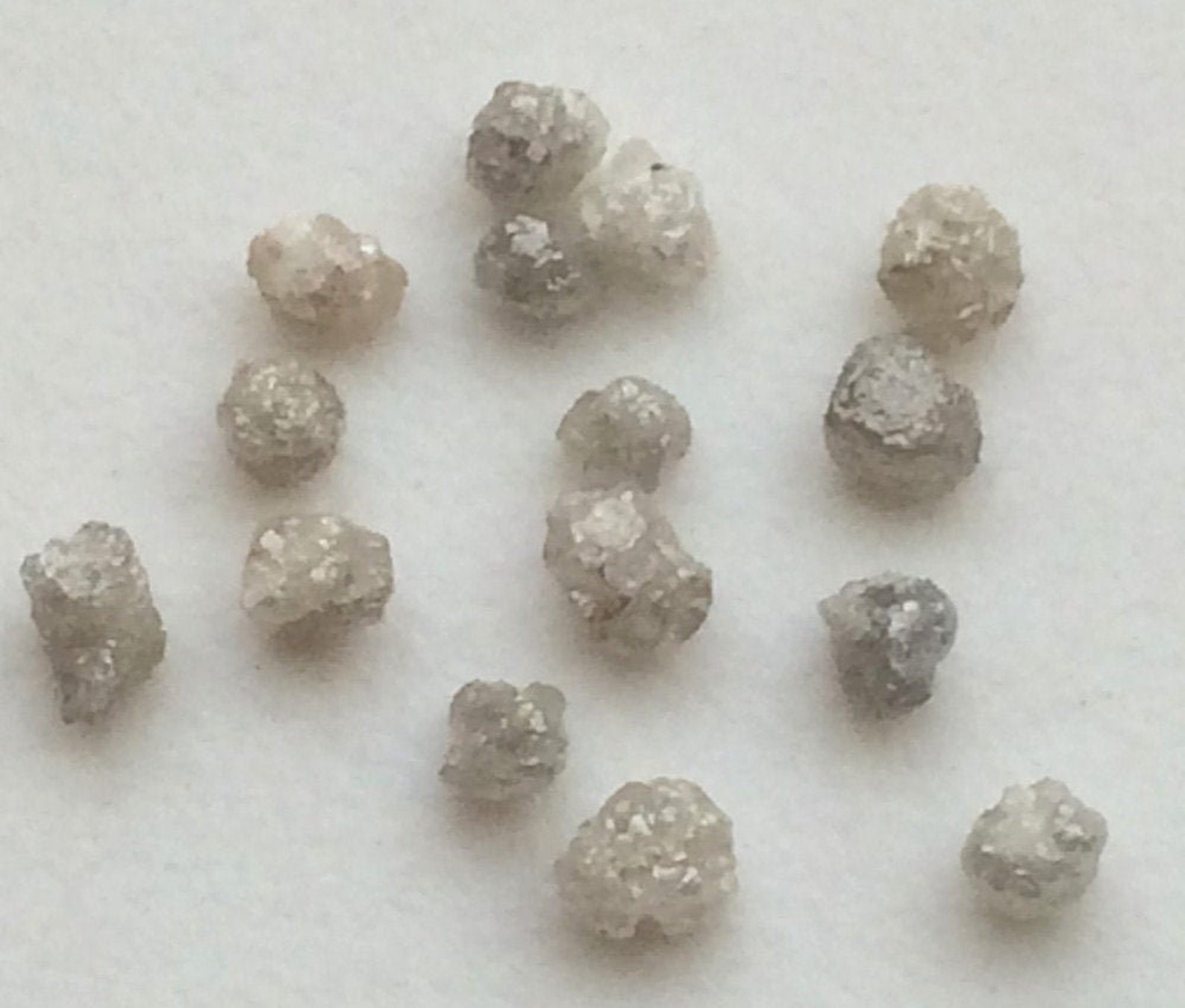 3-5mm Grey Rough Diamond Grey Raw Diamond Uncut Diamond | Etsy