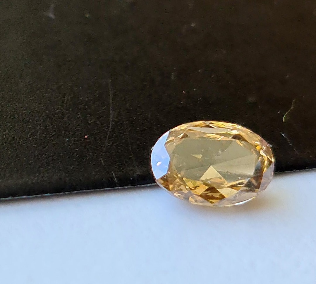 Rose Cut Double Cut Diamond for Engagement Rings, Rare 3.9x5.5mm Flat ...