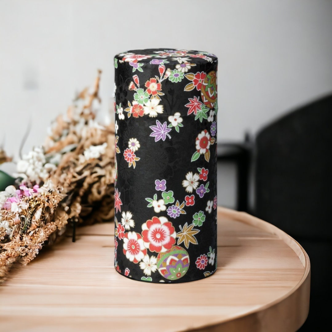 Traditional Japanese Tea Box in Washi Paper Elegant and Handcrafted ...