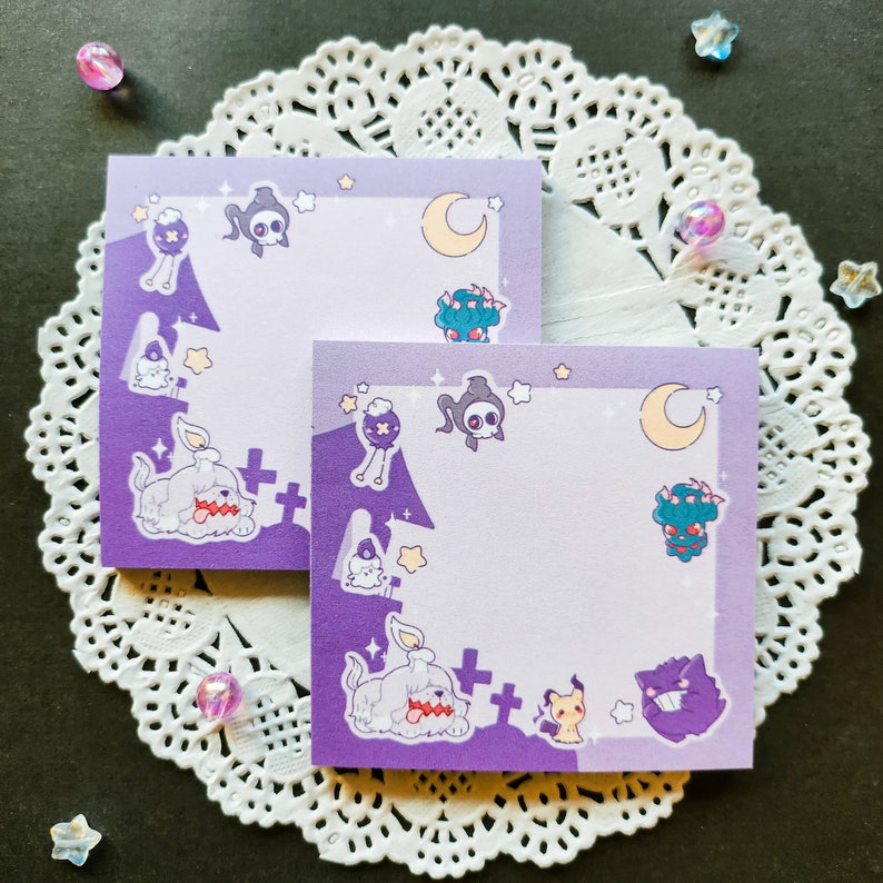 Pokemon Sticky Notes Kawaii Sticky Notes ACNH Cute - Etsy