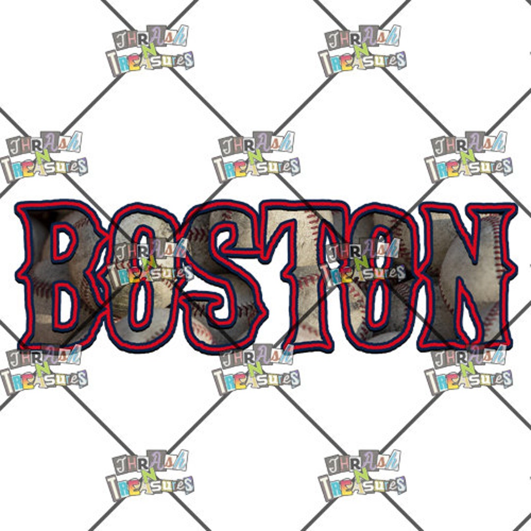 Boston Baseball PNG 8.5"x11" Download Sublimation Design - Etsy