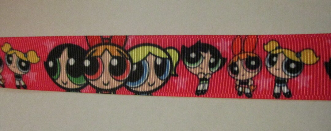 Powerpuff Girls Grosgrain 7/8" Printed Ribbon by the Yard Hair Bows ...
