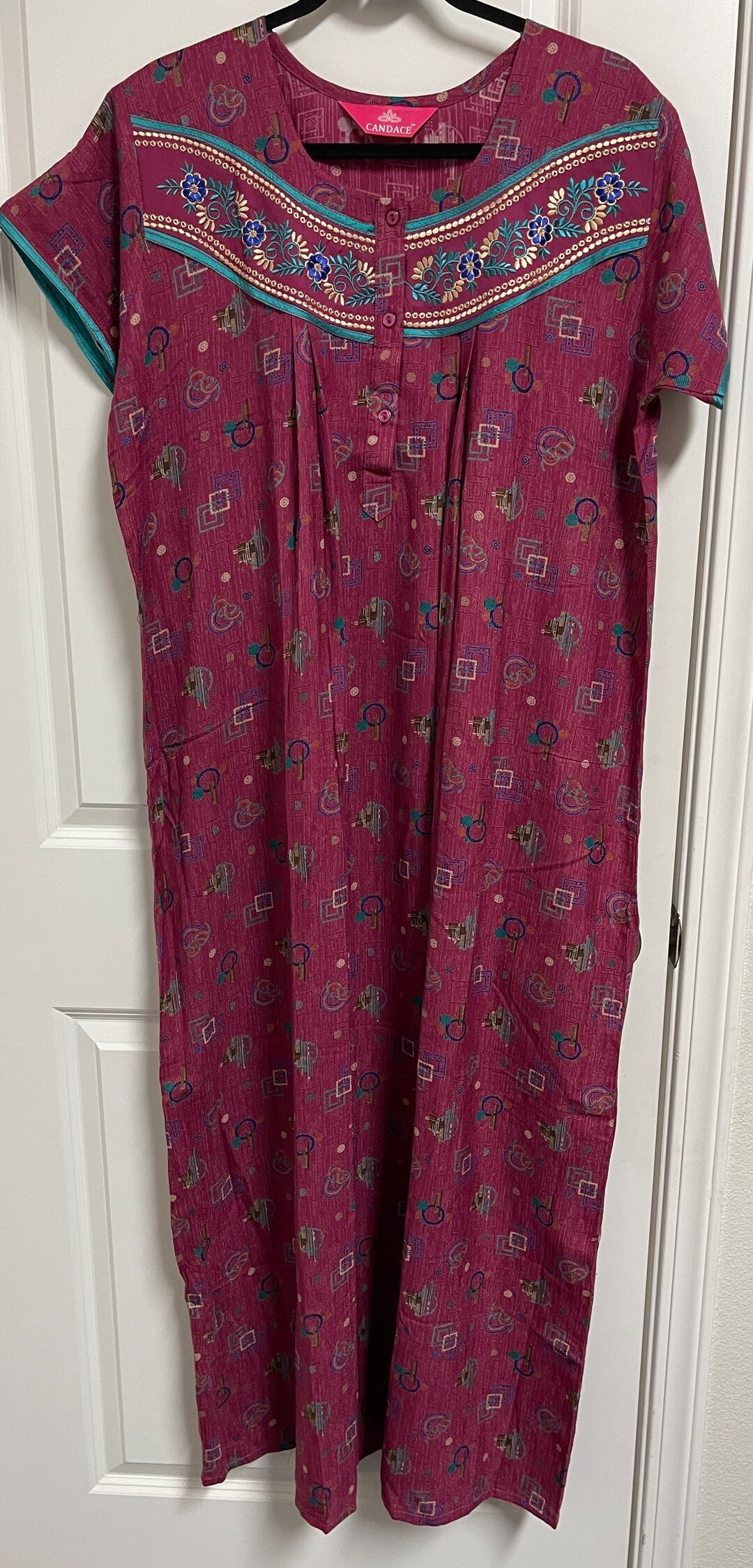 Women Nighties Alpine Fabric Freesize Nighties for Sleepwear Long Free ...