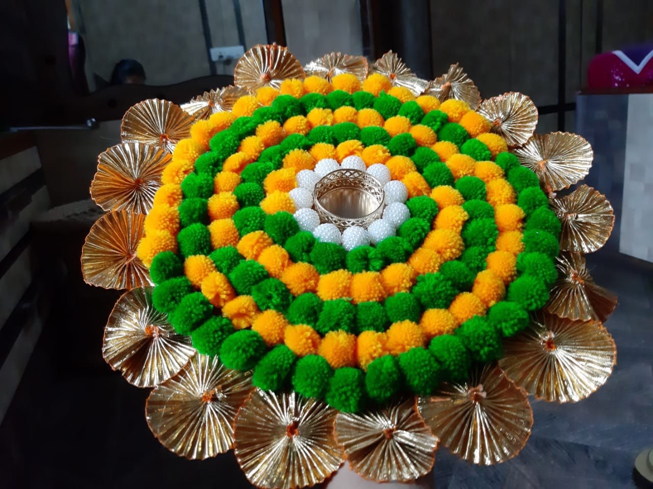 Handmade Diwali Diya Tray Centerpiece Diwali - Etsy