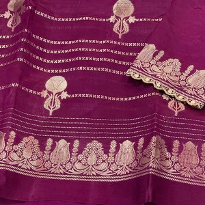 Pure Silk Raw Mango Saree With Designer Stitched Blouse - Etsy