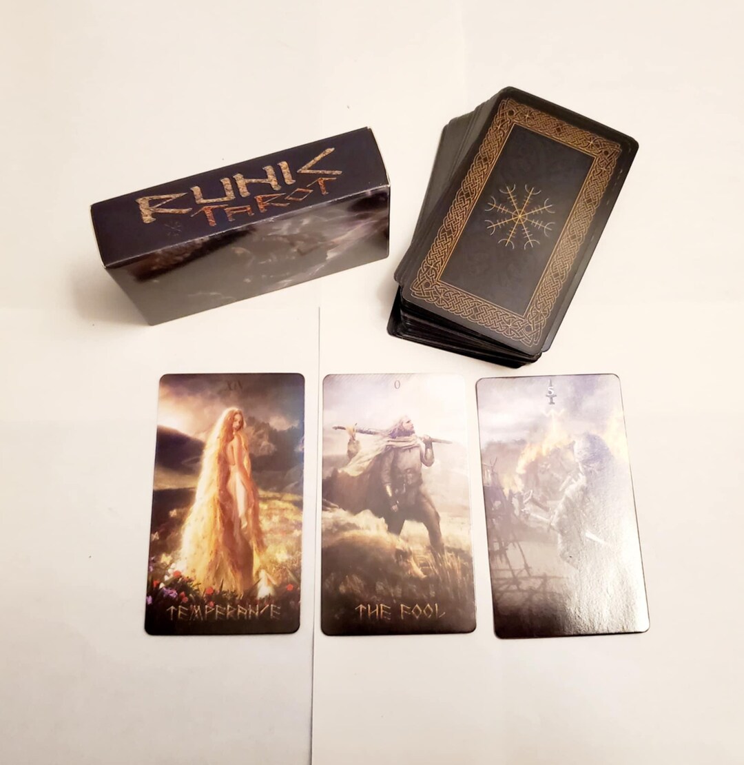 Runik Mini Tarot Deck - Etsy