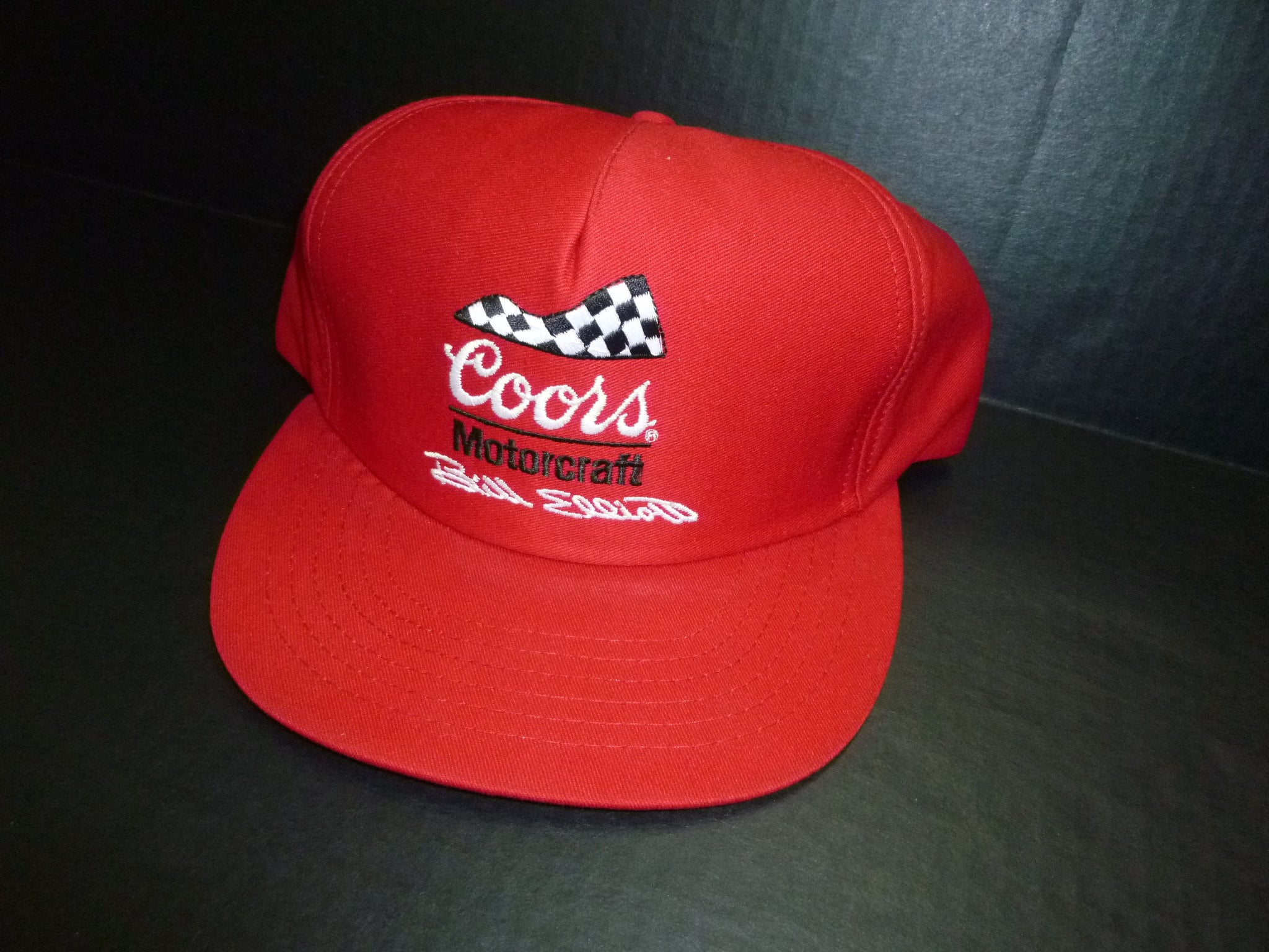 NEW Vintage Bill Elliott Cap/hat Coors Motorcraft Snapback 1984 1986 ...