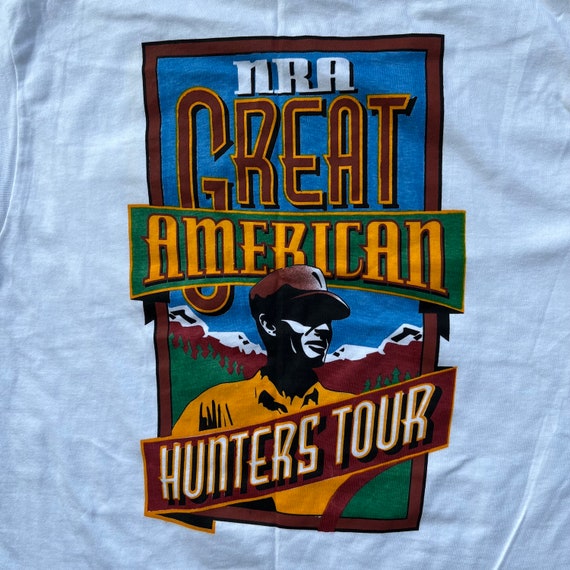 Vintage RARE NRA National Rifle Association T-Shirt L… - Gem