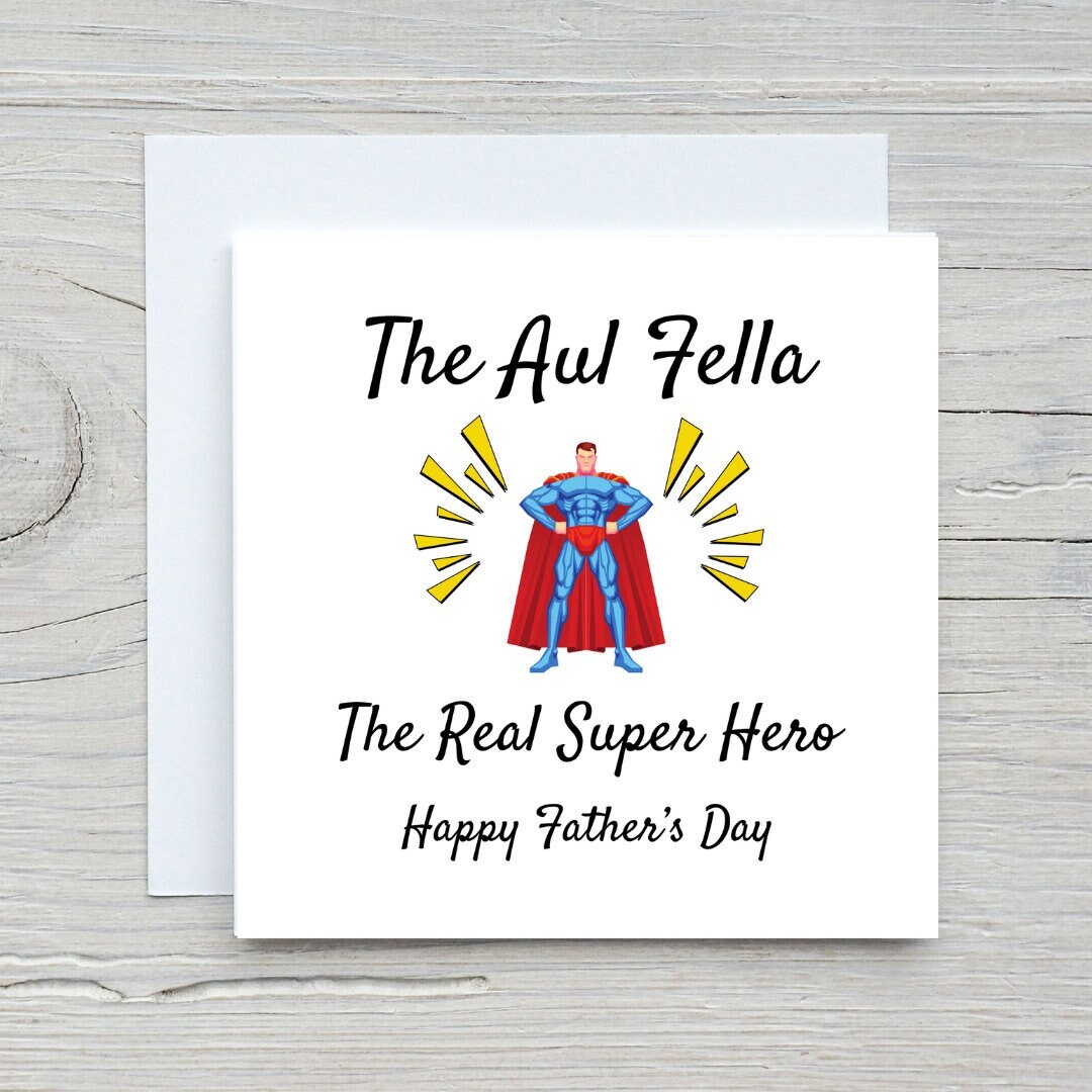 The Aul Fella, Irish Father's Day Card, Father's Day Card, Happy Father ...