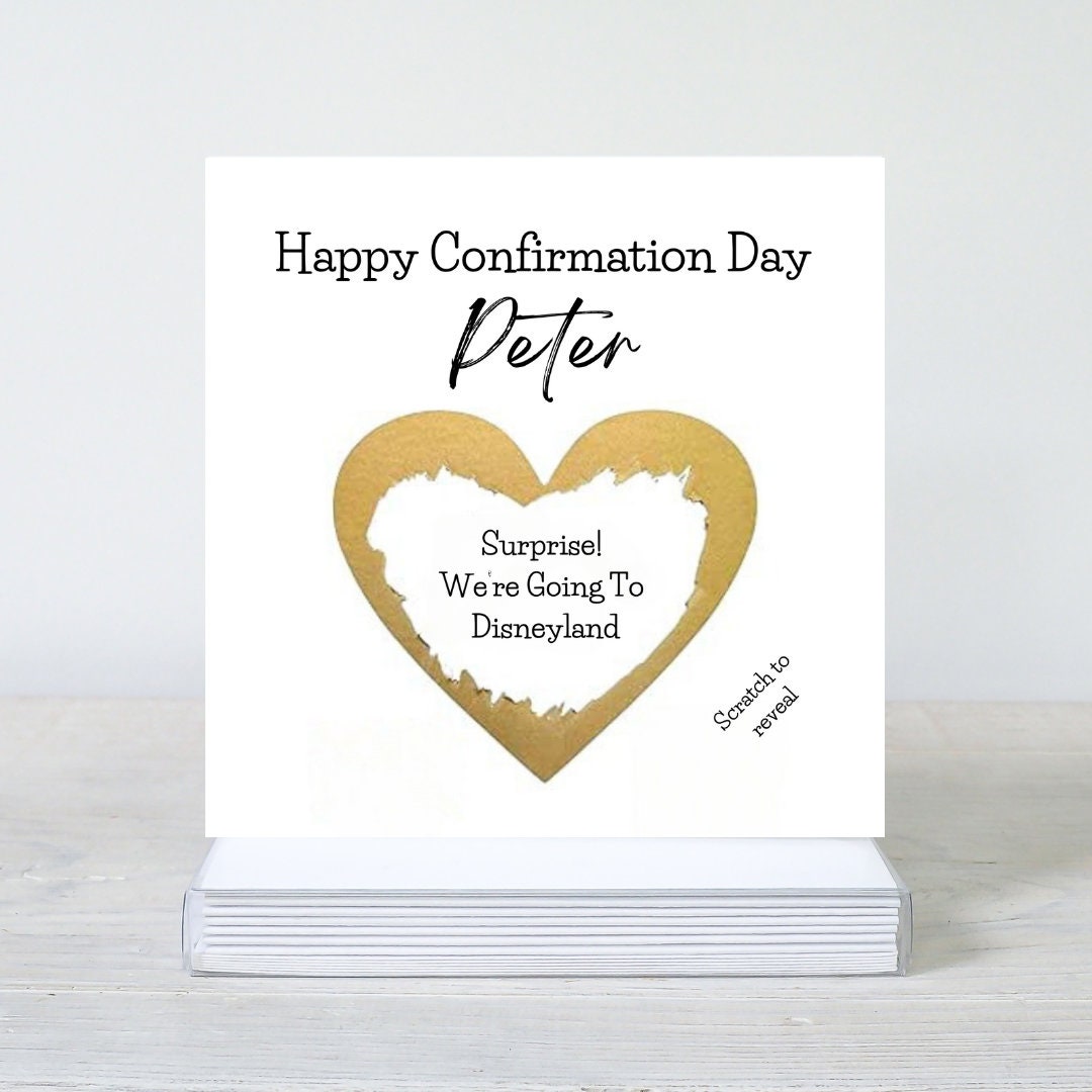 Confirmation Card, Confirmation Scratch Card, Confirmation Gift Card ...