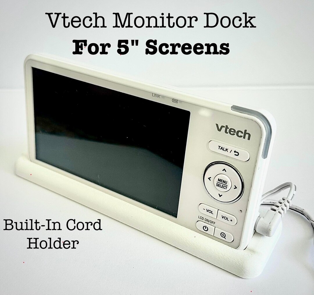 Vtech Baby Monitor Dock for 5” Screen Models | Built-in Cord Holder ...