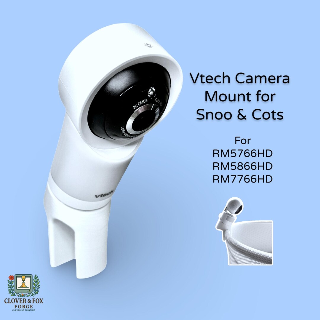 Vtech Snoo & Cot Camera Mount | RM5766HD Baby Monitor Holder | Clip-on ...