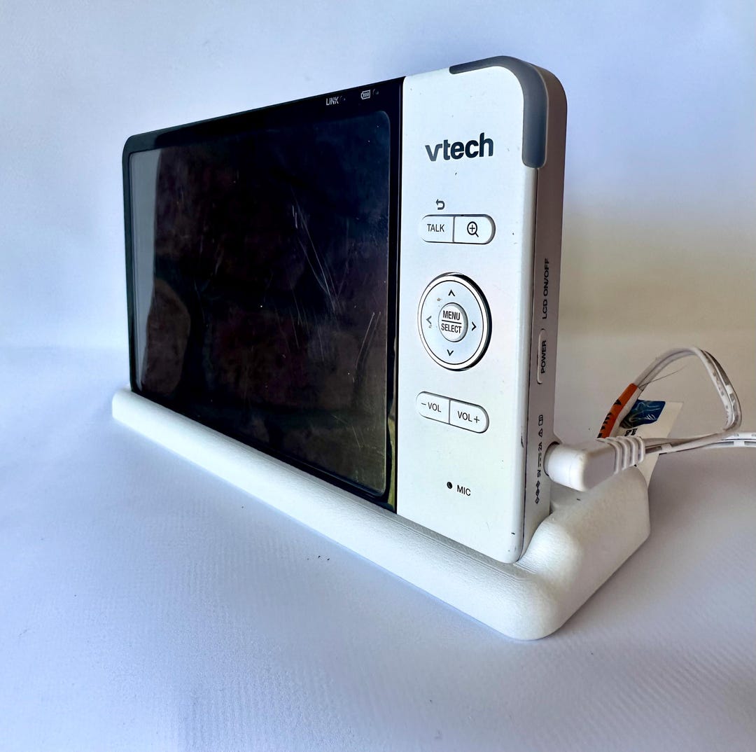 Vtech Baby Monitor Stand for 7” Screen Models | Built-in Charger Cord ...