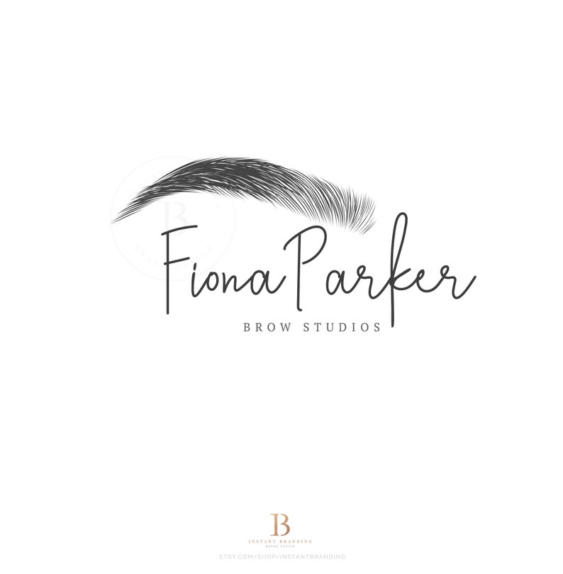 INSTANT DOWNLOAD Brow Logo Design Eyebrow Logo Makeup - Etsy