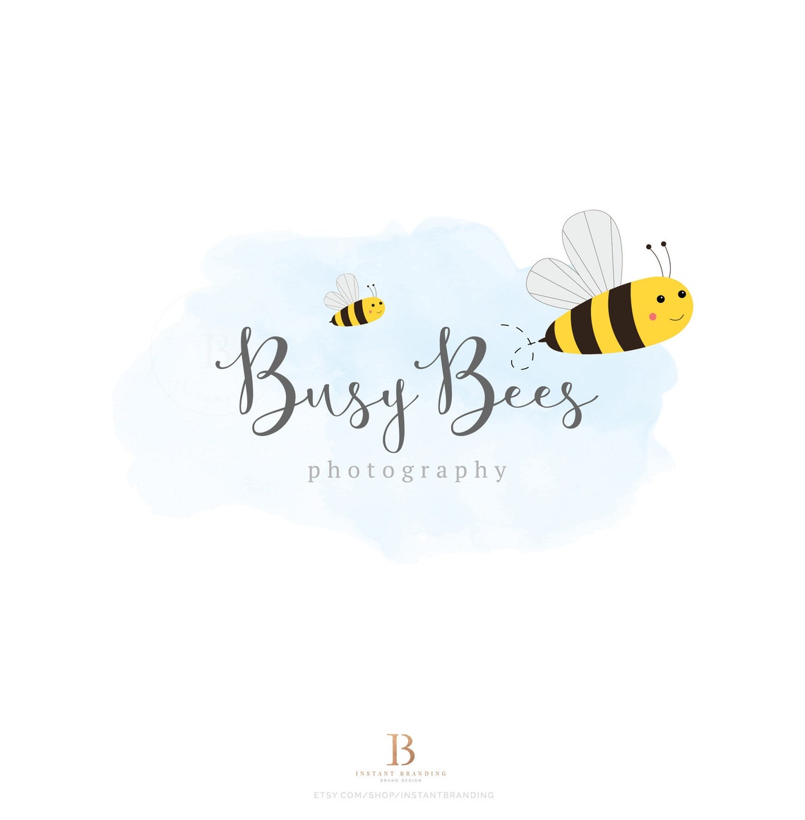 INSTANT DOWNLOAD, Bee Logo, Bumble Bee Logo, Photography Logo ...