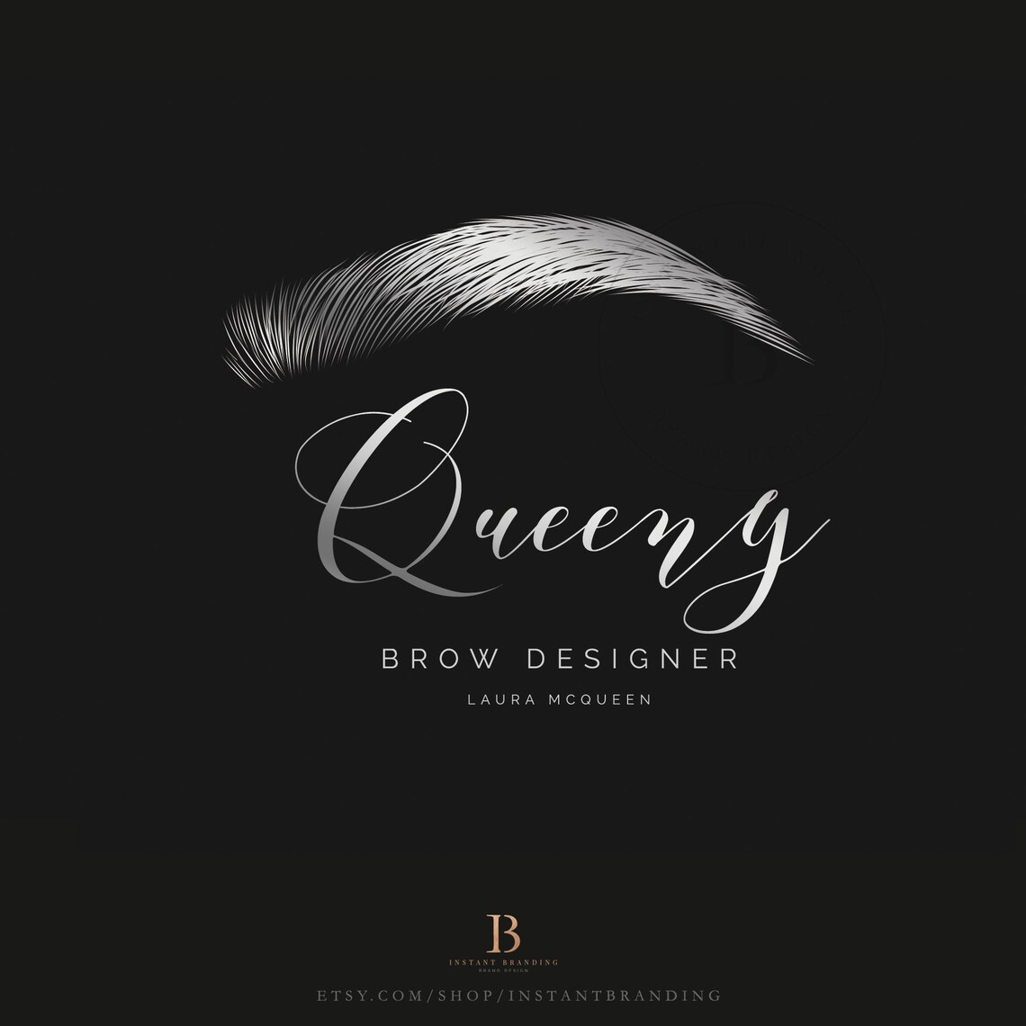 INSTANT DOWNLOAD Brow Logo Design Eyebrow Logo Makeup - Etsy