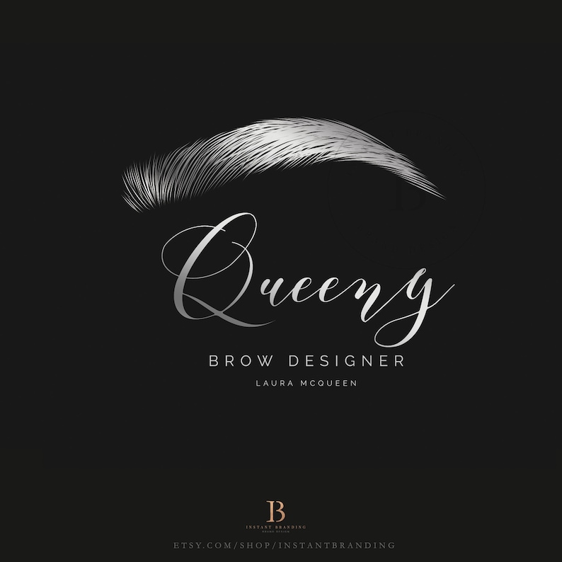 INSTANT DOWNLOAD, Brow Logo Design, Eyebrow Logo, Makeup Artist Logo ...