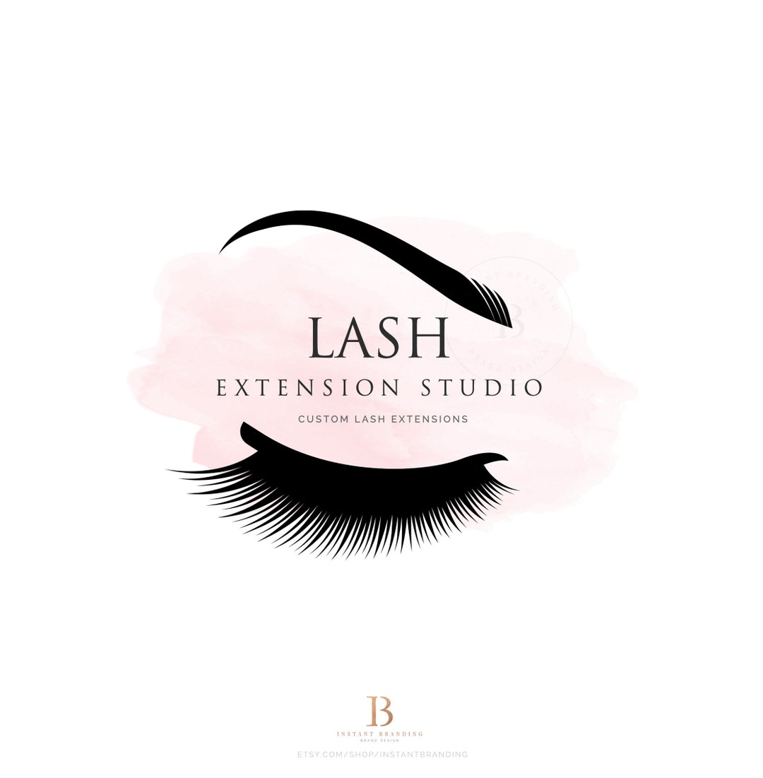 INSTANT DOWNLOAD, Lash Logo, Lash Artist Logo, Eyelashes Logo, Hair ...