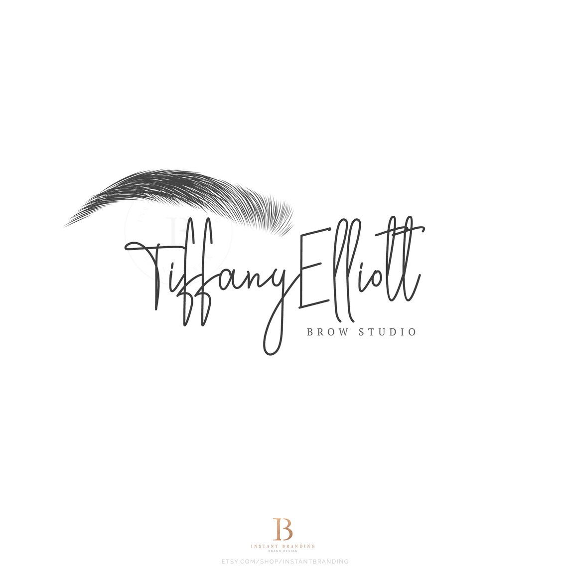 INSTANT DOWNLOAD Brow Logo Design Eyebrow Logo Makeup - Etsy Australia