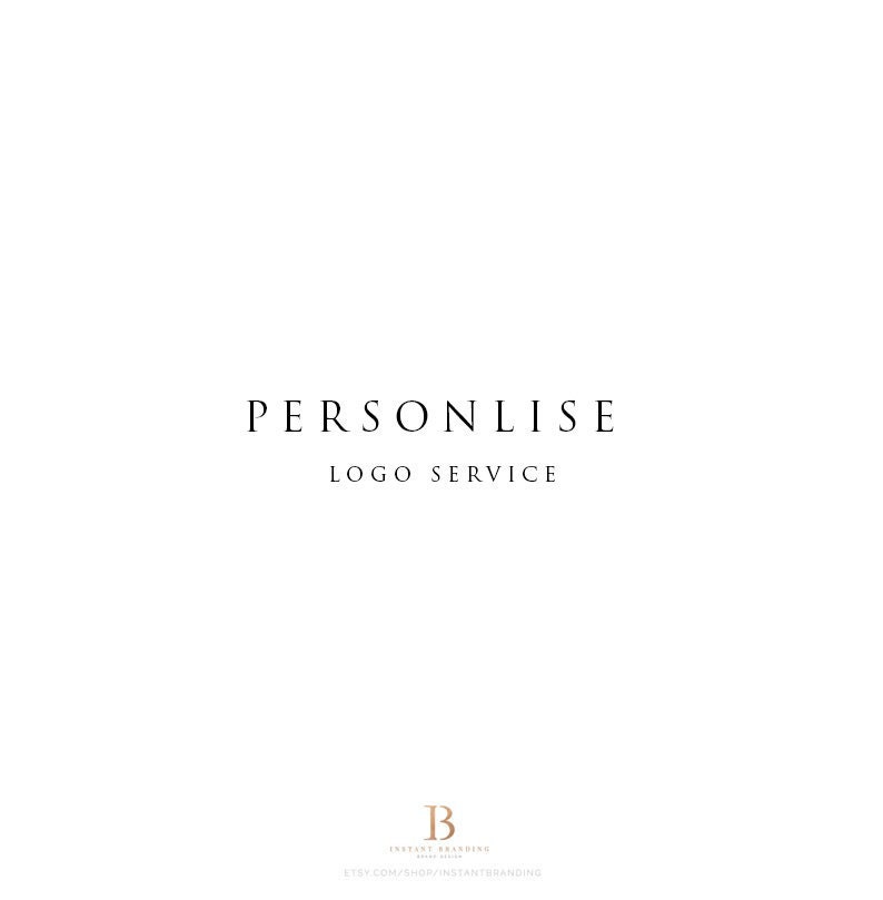 Personalise Logo Service - Etsy