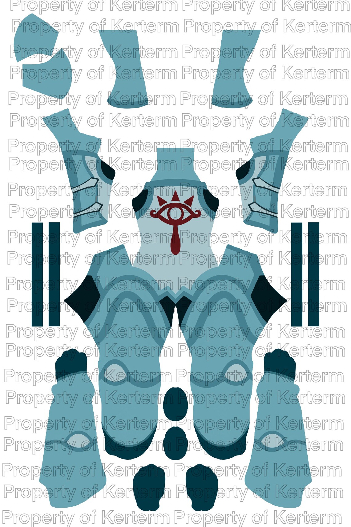 Sheikah Link Bodysuit Design Legend of Zelda Breath of the - Etsy