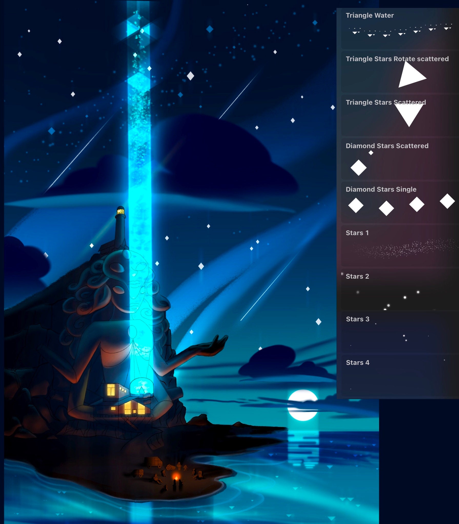 45+ Assorted Procreate Brush Pack | Beginners Landscape Brushes - Etsy