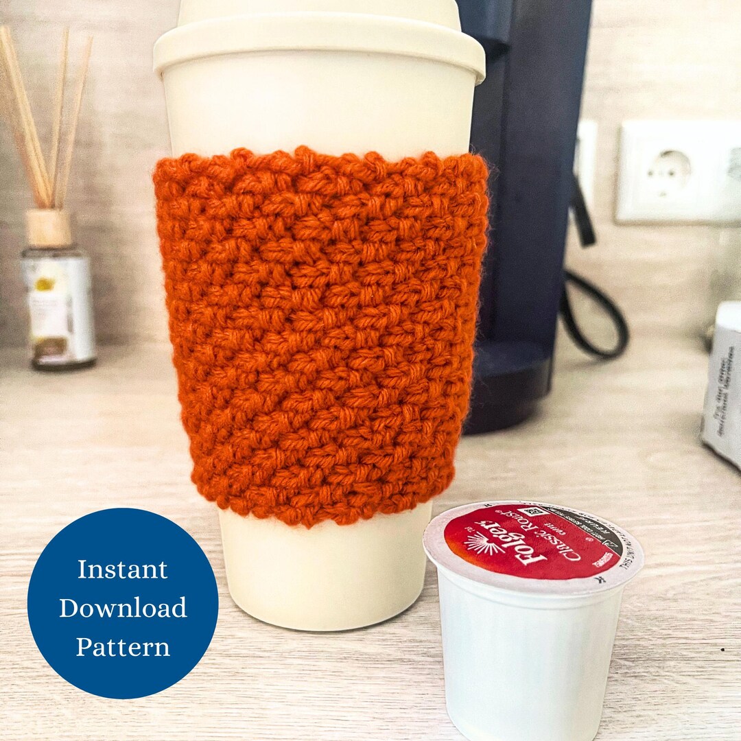 Autumn Coffee Mug Cozy Knitting Pattern: Easy Beginner Project (PDF ...