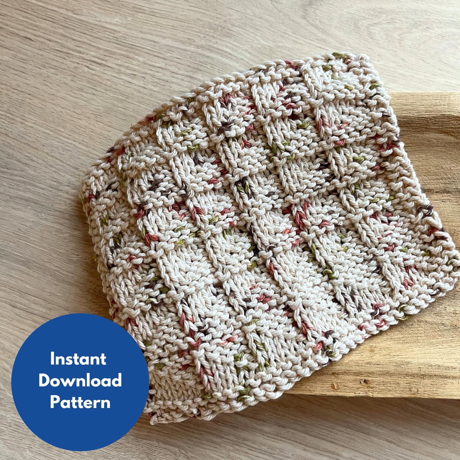Pebbles Dishcloth Knitting Pattern: Easy Beginner Knit (PDF Pattern) - Etsy