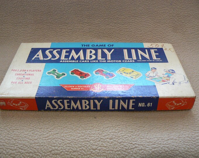 Assembly Line Board Game - Etsy