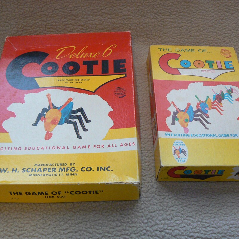 Vintage Cootie Game - Etsy