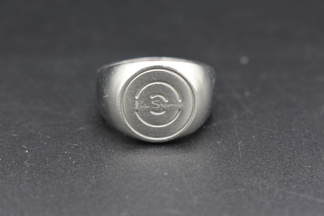 Ben Sherman Stainless Steel Signet Ring Heavy - Etsy