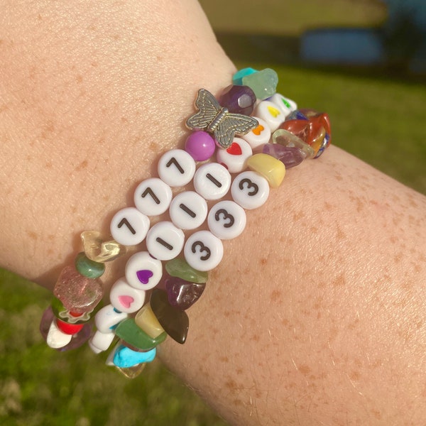 Angel Number Bracelet - Etsy