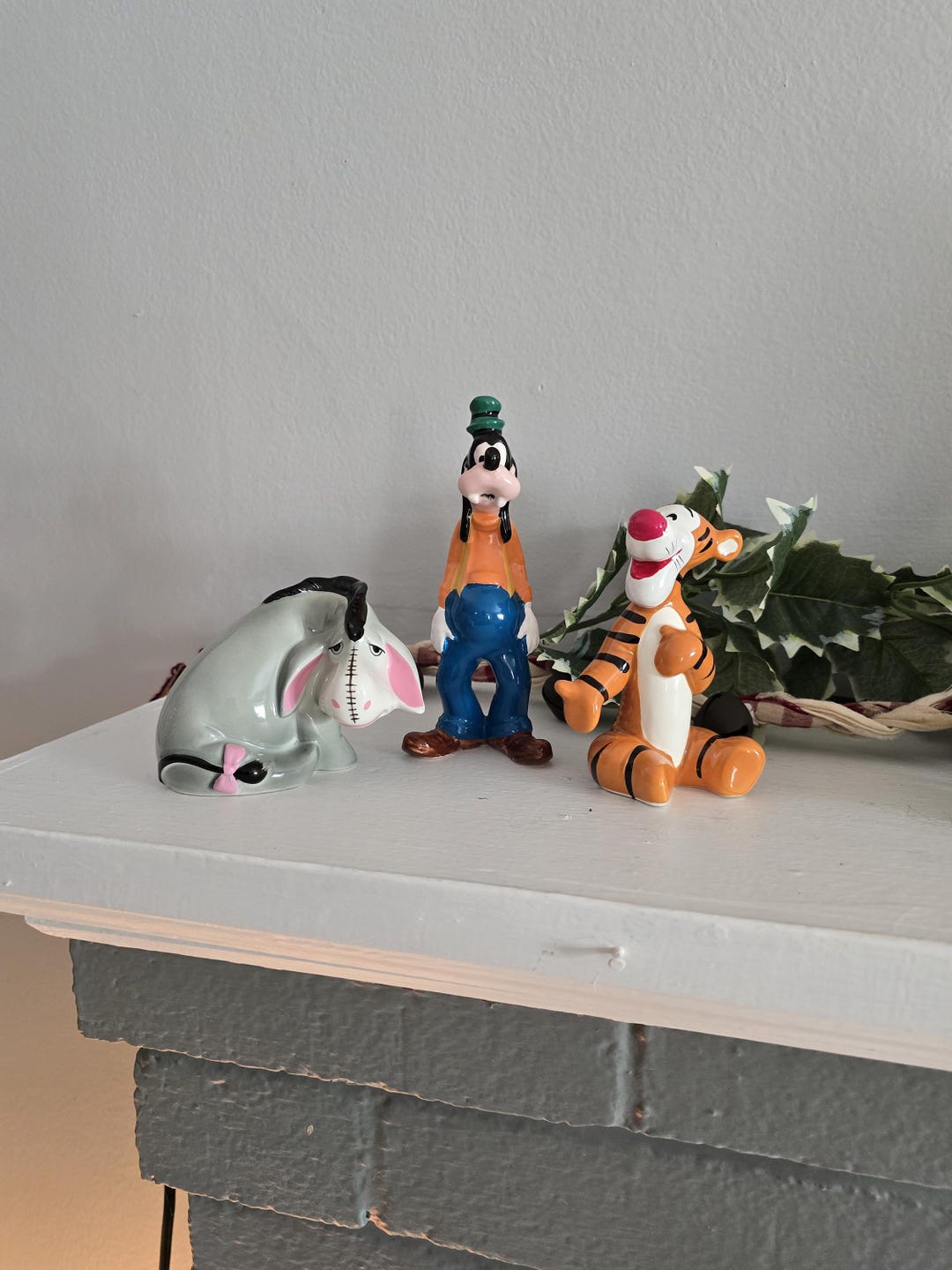 Vintage Disney Figurines Goofy, Tigger, and Eeyore Made in Japan - Etsy
