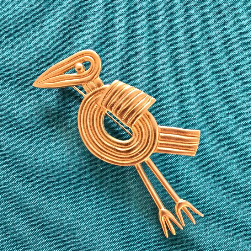 Bird Brooch - Etsy