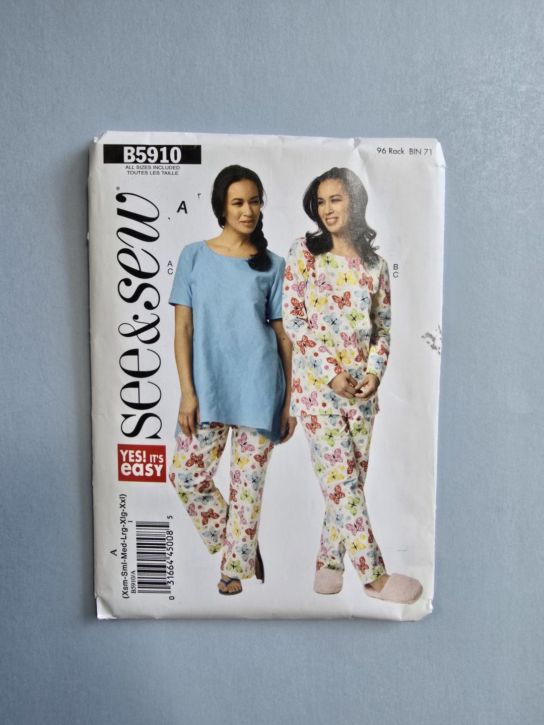 See & Sew Very Easy Misses' Top and Pants Pattern- UNCUT All Sizes ...