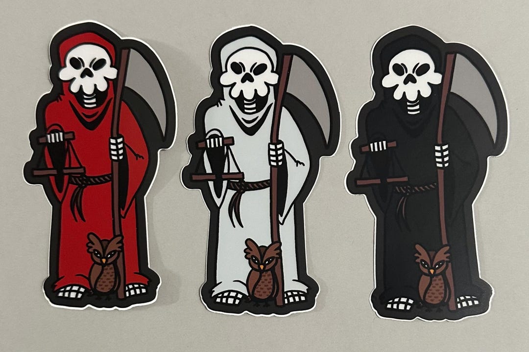 Santa Muerte Stickers - Etsy