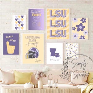 LSU Prints, Louisiana State University Prints, Digital Prints, Geaux ...