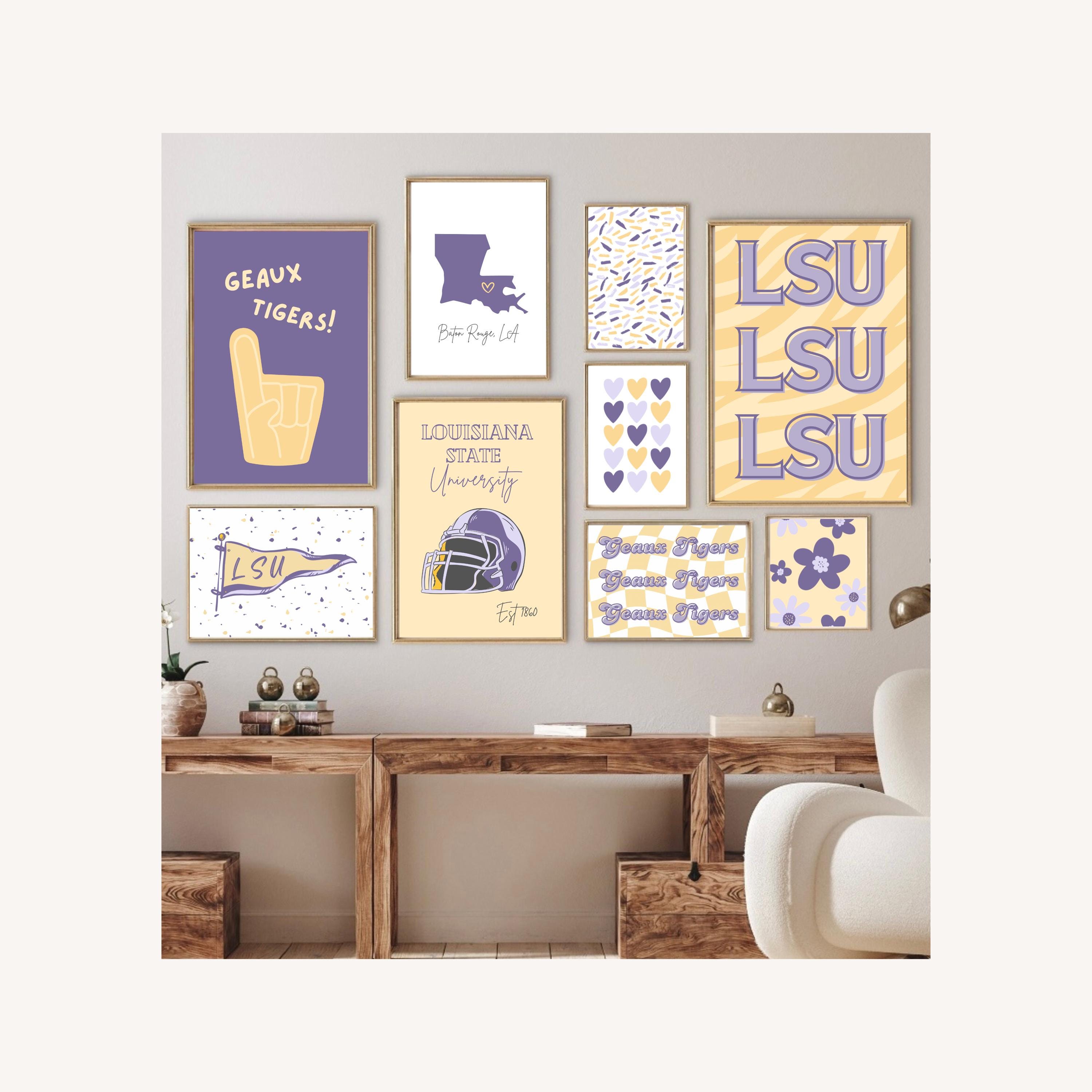 LSU Prints, Louisiana State University Prints, Digital Prints, Geaux ...