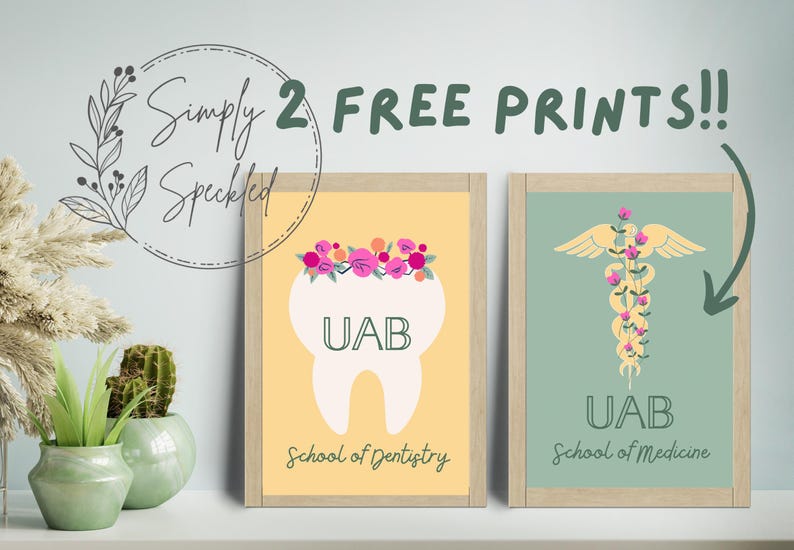 UAB Blazers Art Prints: Birmingham School Decor - Etsy