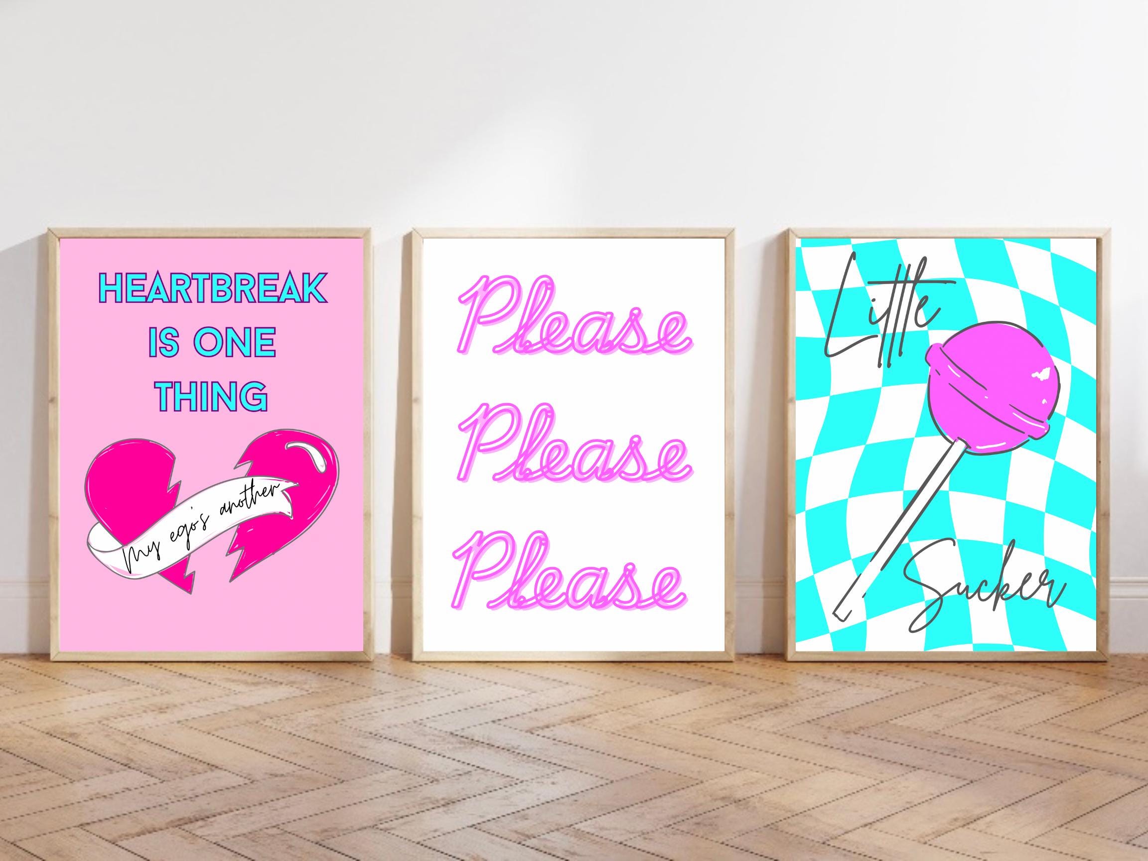 Sabrina Carpenter Inspired Art, Digital Download, Set of 12, Pop ...