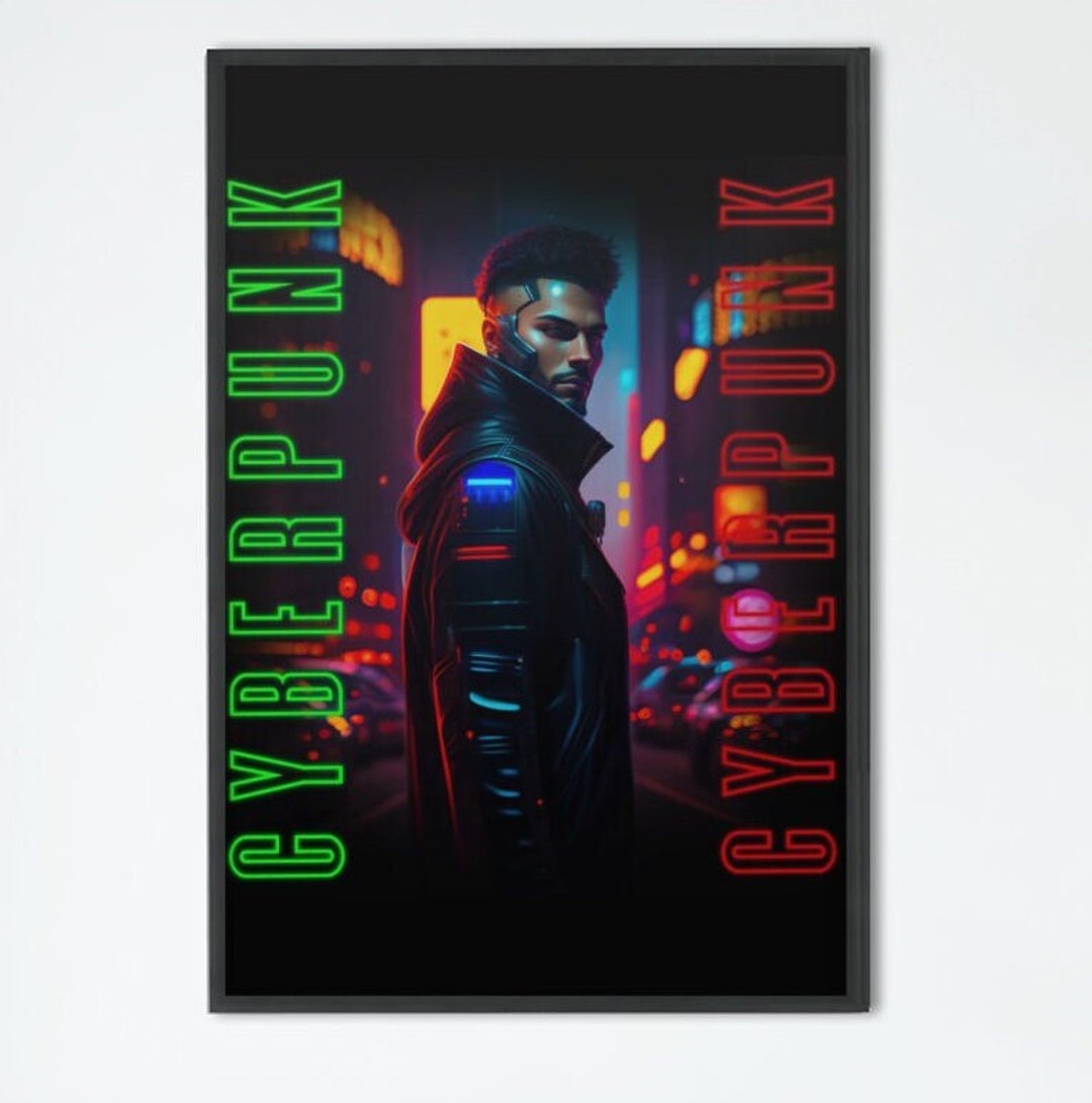 Life in Circa 2095 AD Cyberpunk Fan 20 Inch by 24 Inch - Etsy