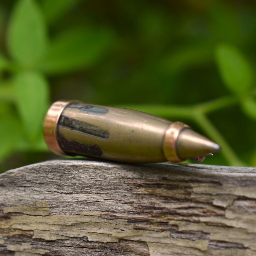 Antique WW1 9ct Gold Mounted 7.92mm Caliber German Rifle Bullet War ...