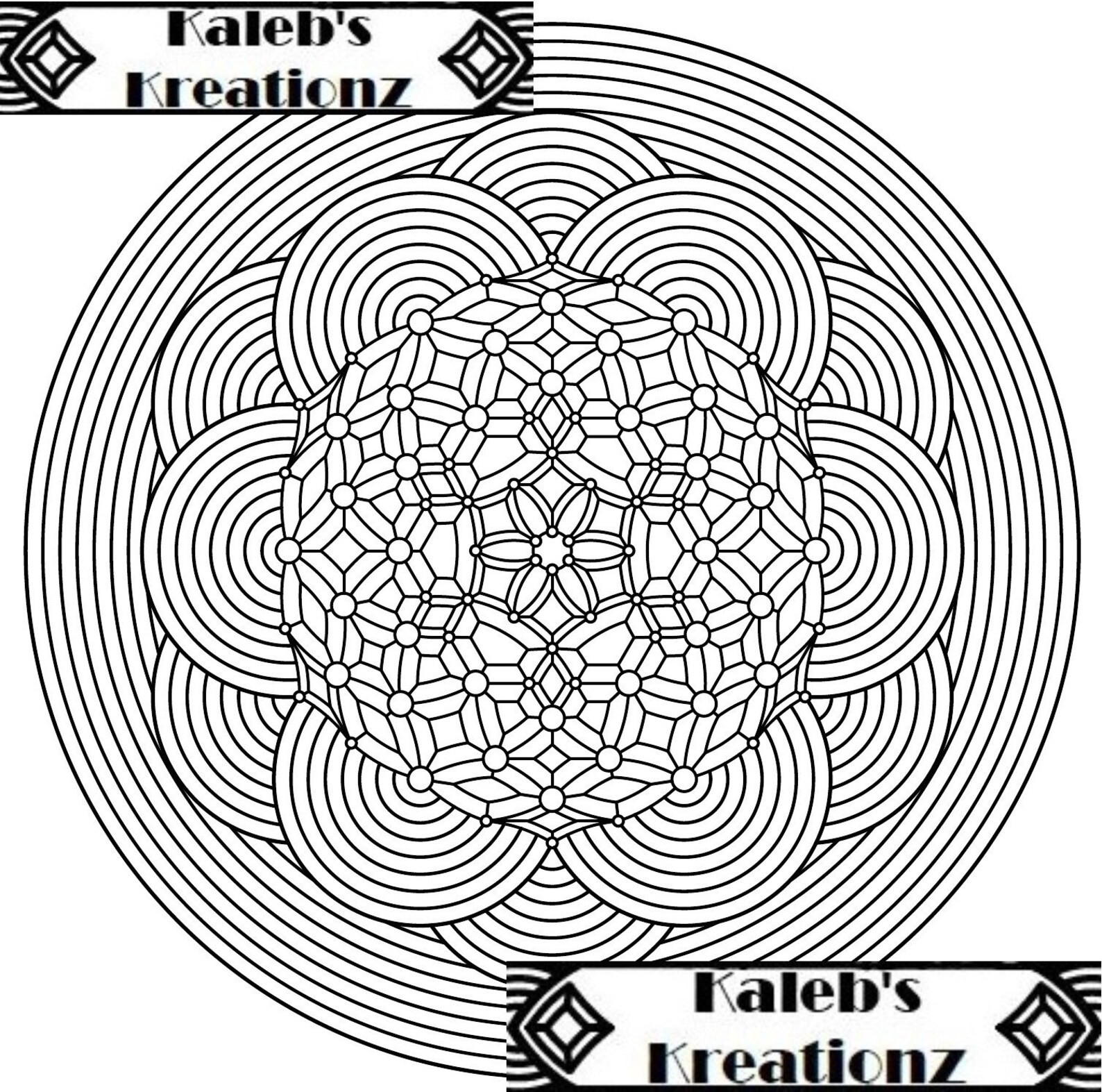 Printable Mandala Bookmarks/coloring Pages Set of 4 PDF/JPG - Etsy