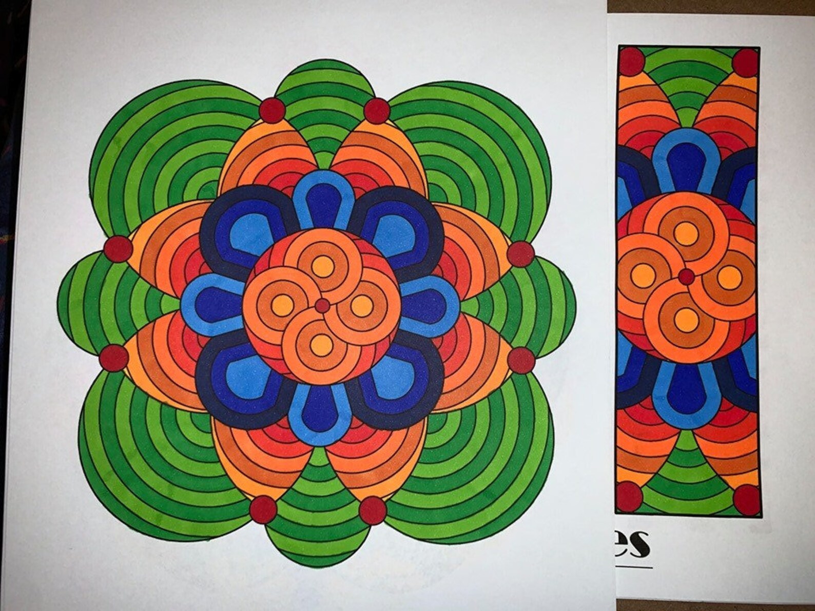 Printable Mandala Bookmarks/coloring Pages Set of 4 PDF/JPG | Etsy