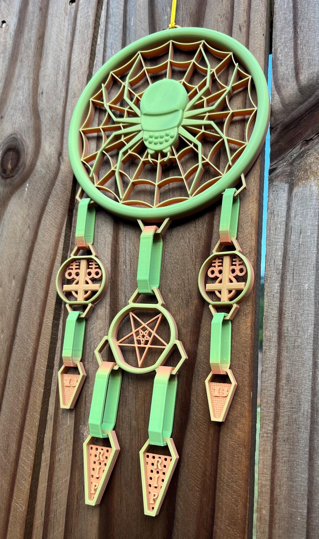 Creepy Spider Nightmarecatcher: Spooky Occult Wall Art - Etsy