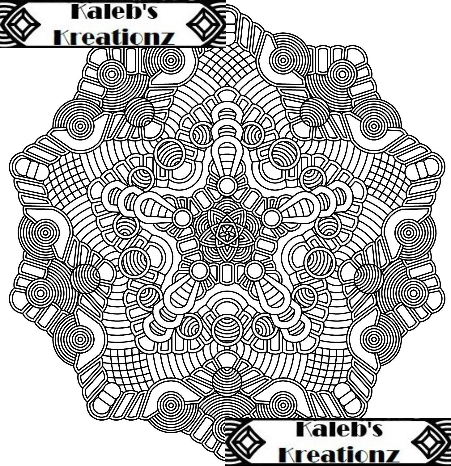 Printable Mandala Bookmarks/coloring Pages Set of 4 PDF/JPG - Etsy