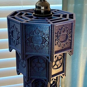 Magical Shadows Psychedelic Hanging Pendant Lamp With 15 Foot Hemp ...