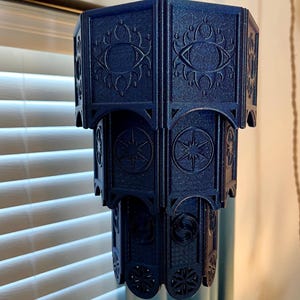 Magical Shadows Psychedelic Hanging Pendant Lamp With 15 Foot Hemp ...